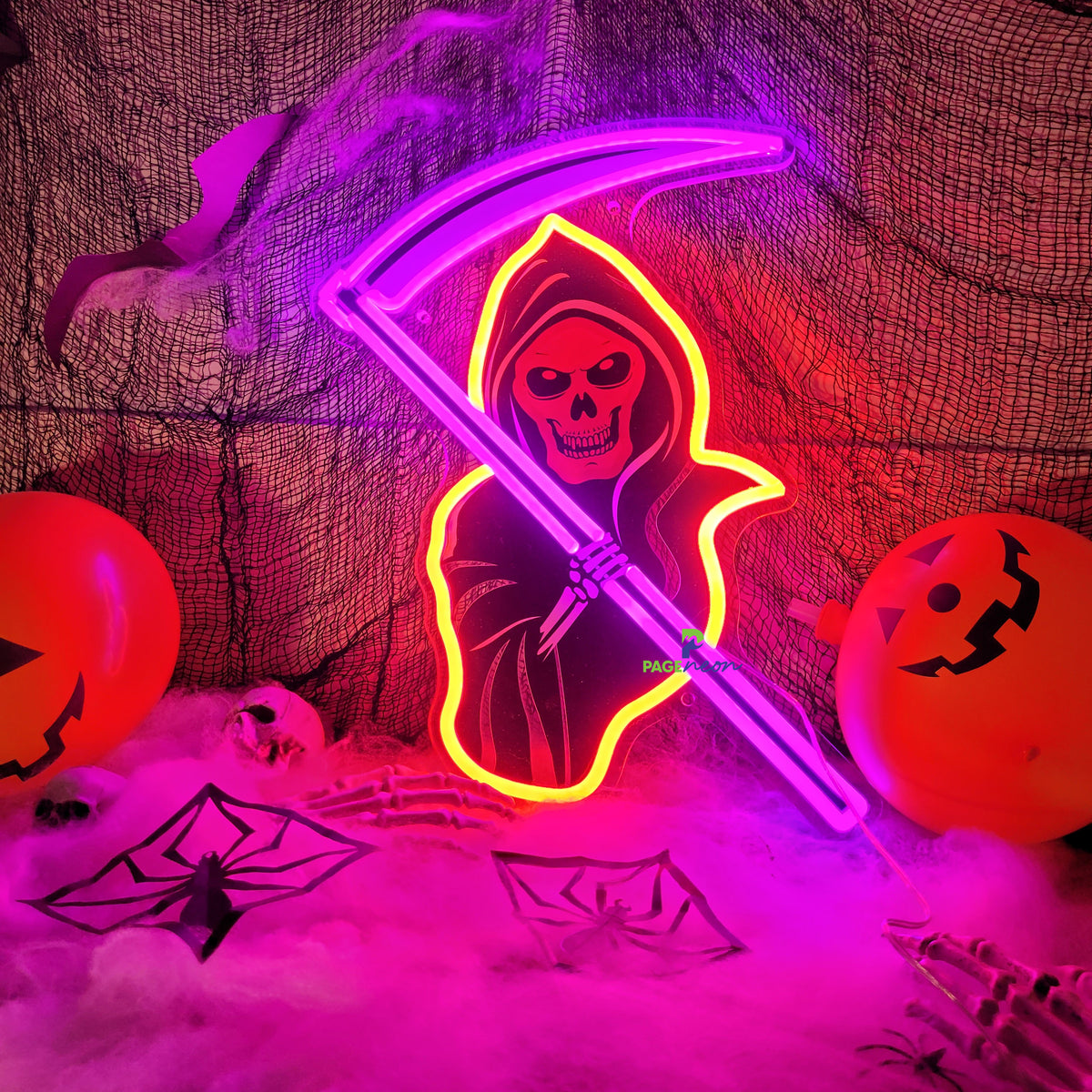 Death Neon Sign Halloween Led Light - PageNeon