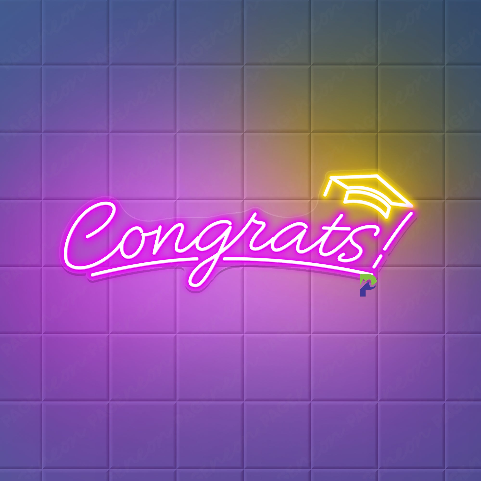 Congratulations Neon Sign Happy Graduation Led Light - PageNeon