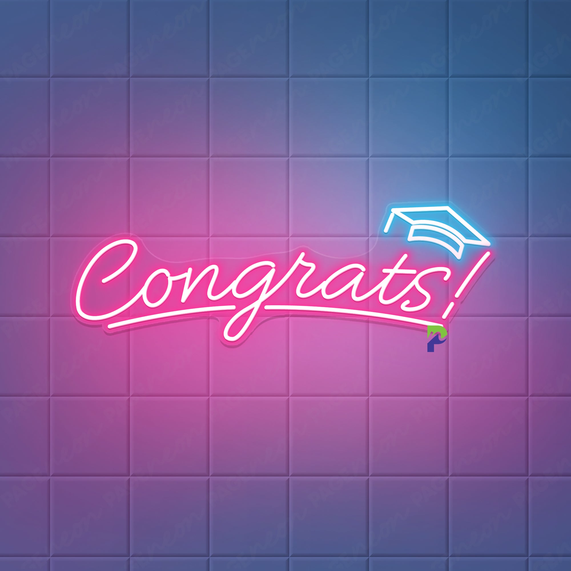 Congratulations Neon Sign Happy Graduation Led Light - PageNeon