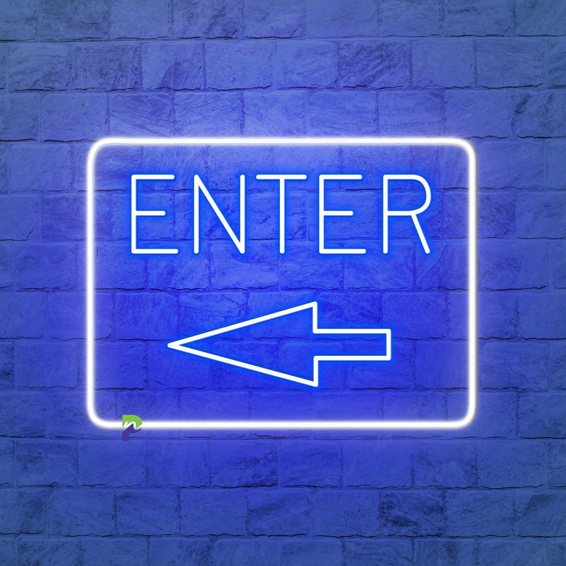 Enter Neon Sign Best Idea Direction Led Light - PageNeon