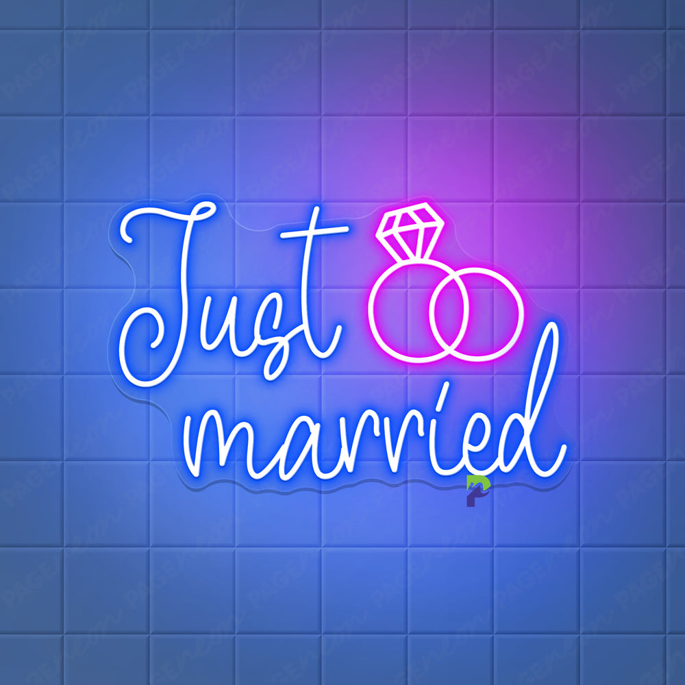 Neon Wedding Sign Led Light - PageNeon