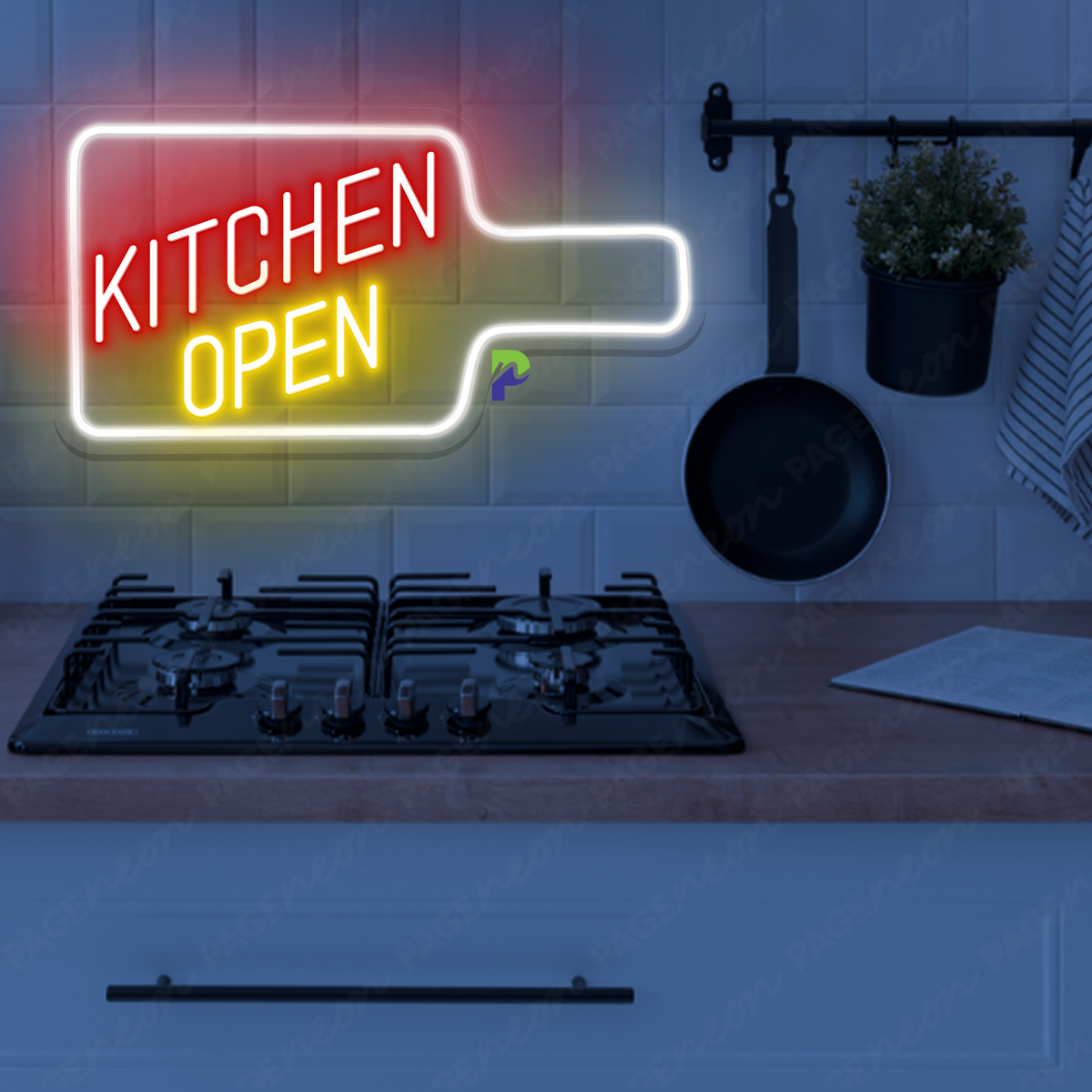 Kitchen Open Neon Sign Business Led Light - PageNeon