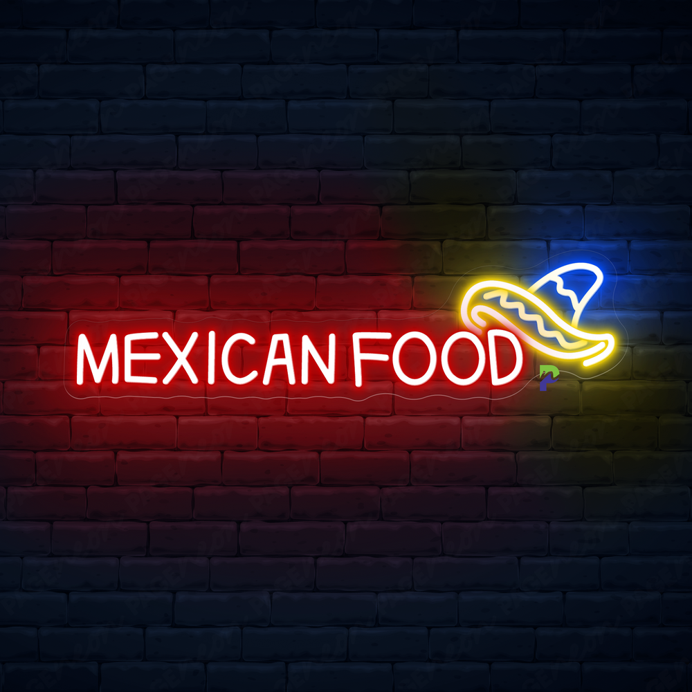 Mexican Food Neon Sign Restaurant Led Light - PageNeon