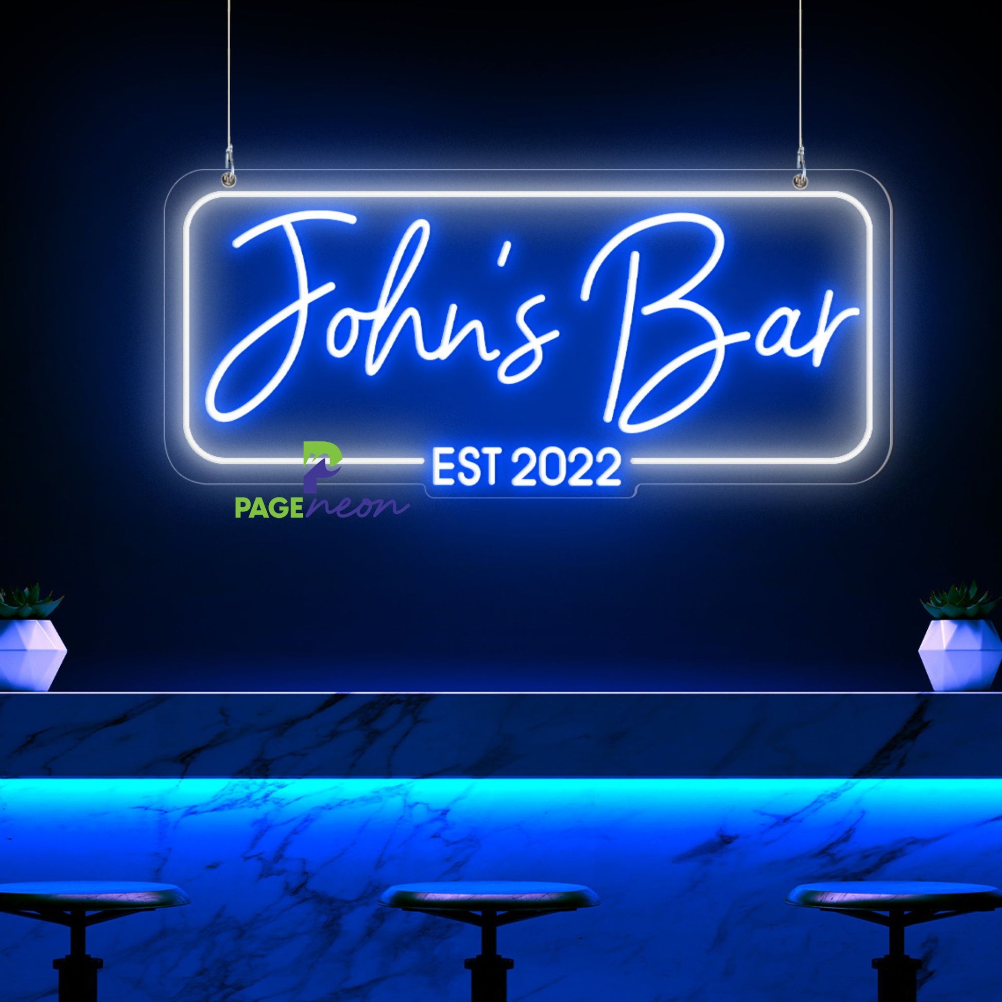 Custom Bar Name Neon Sign Bar Led Light - PageNeon
