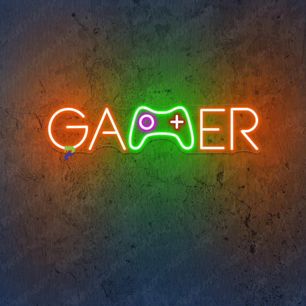 Gamer Neon Sign Led Light For Gaming Room - PageNeon