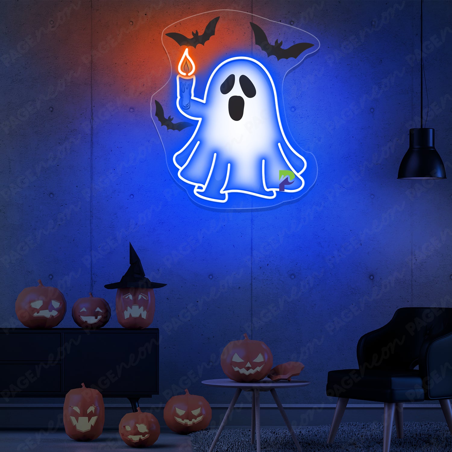 Halloween Neon Sign - PageNeon