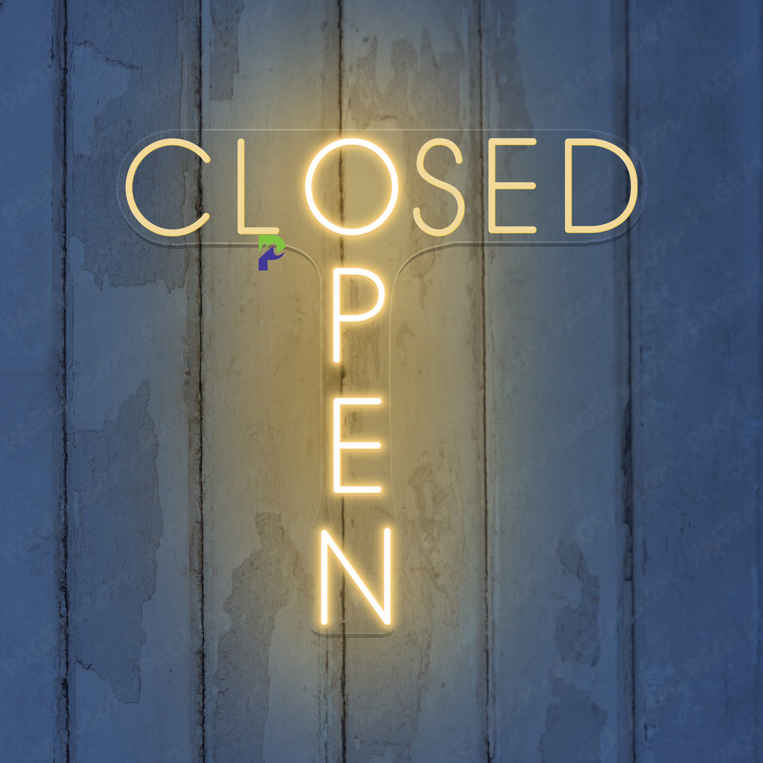 T-Shaped Open Closed Neon Sign Business Led Light - PageNeon