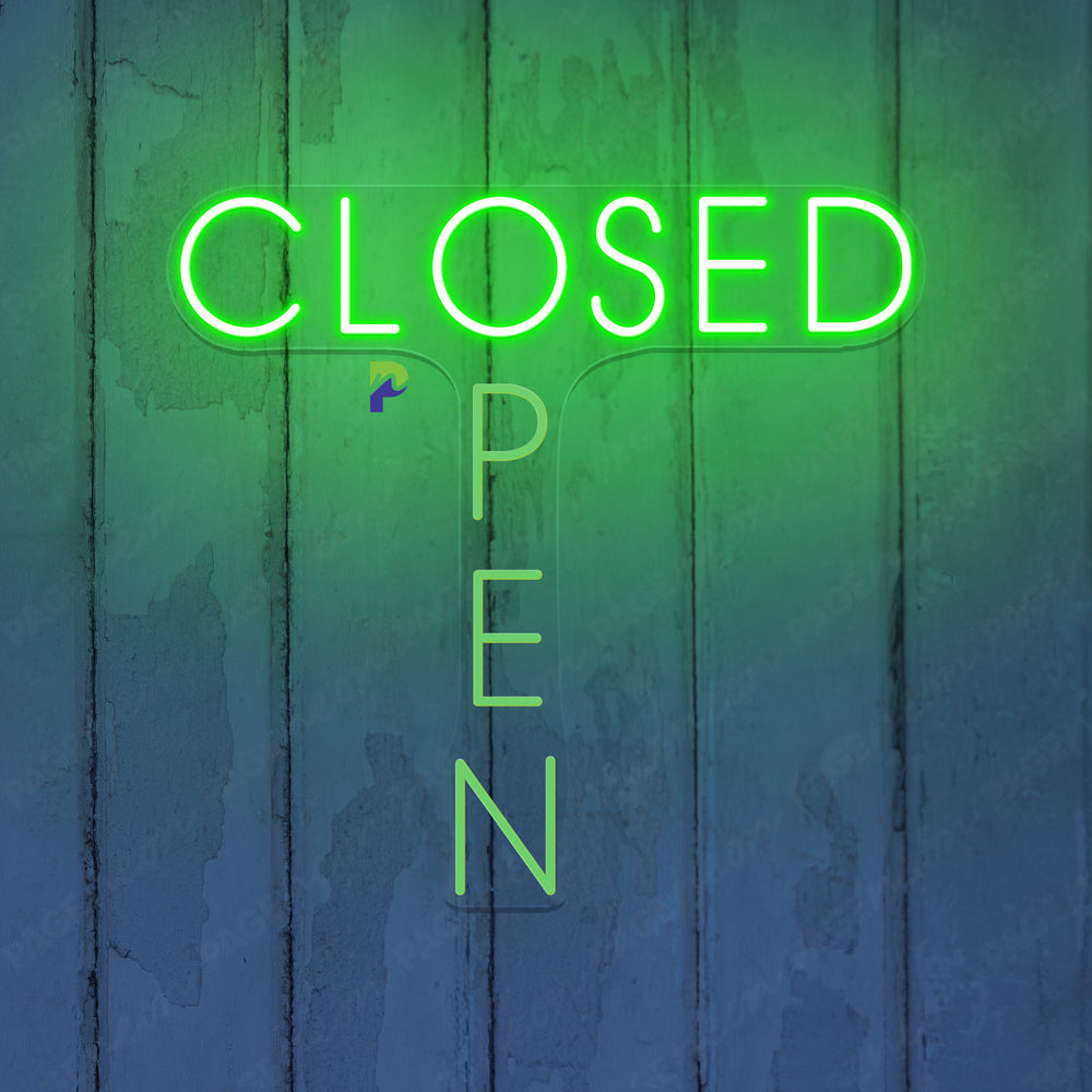 T-Shaped Open Closed Neon Sign Business Led Light - PageNeon