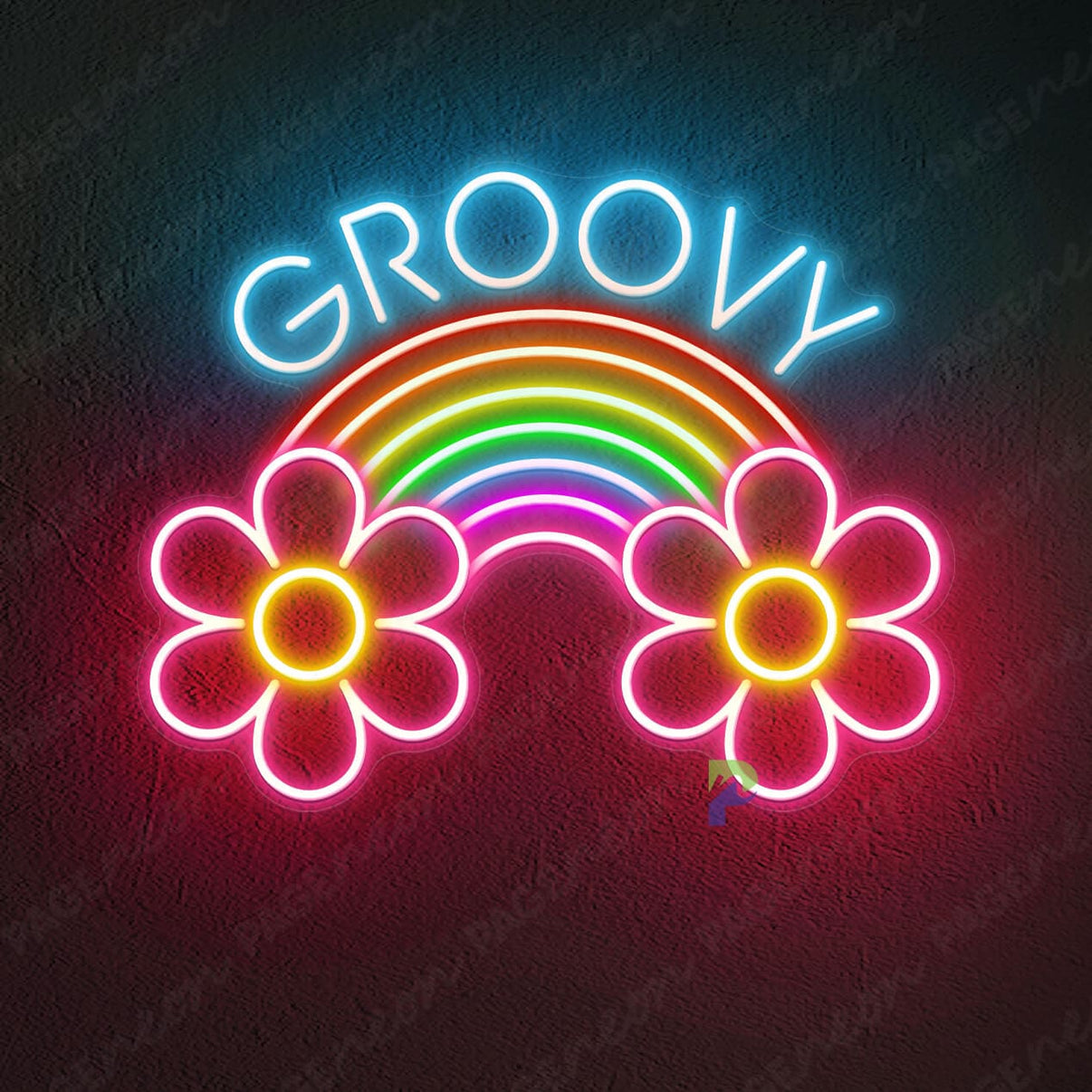 Groovy Neon Sign Pink Led Light - PageNeon