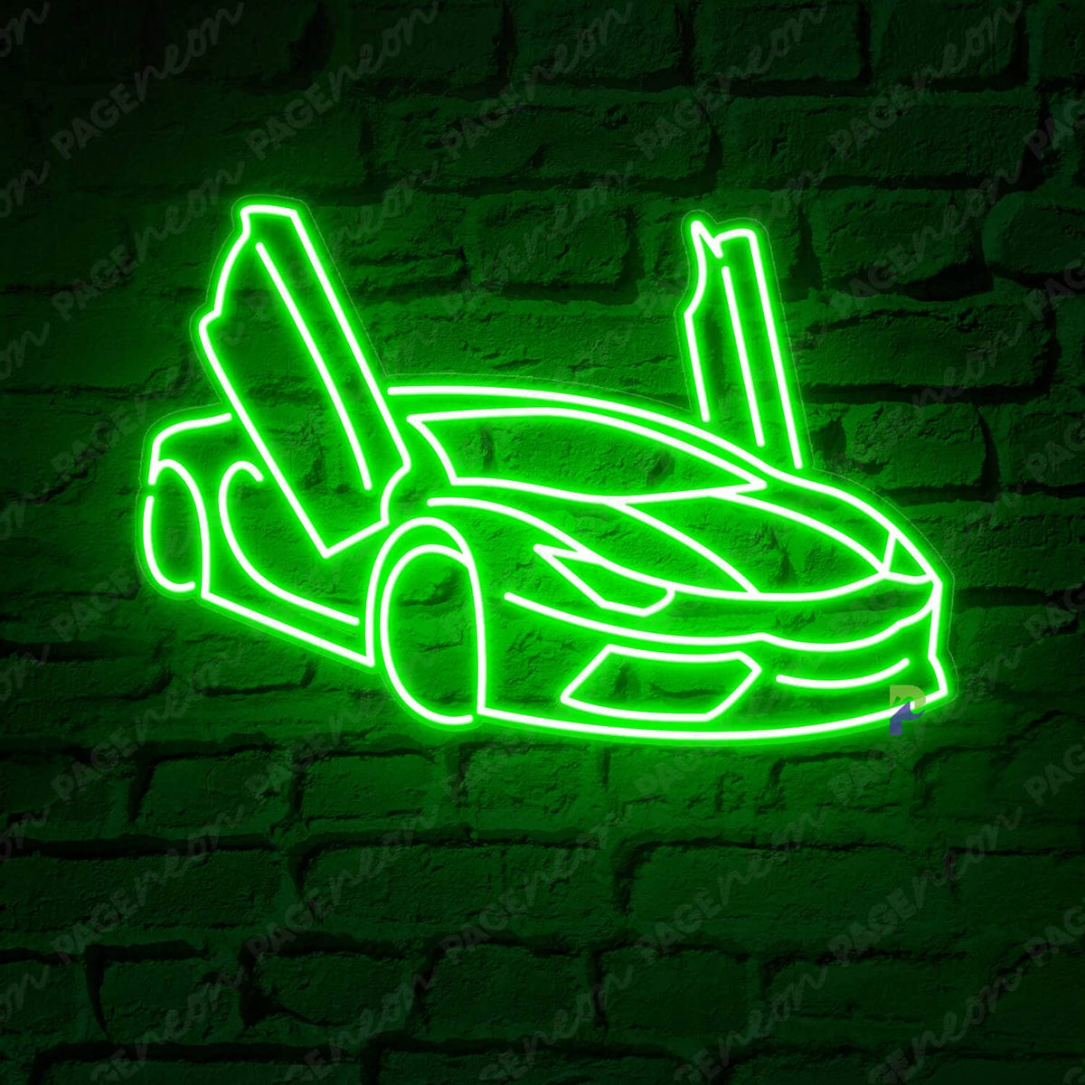 Neon Car Sign Led Sports Car Sign - PageNeon