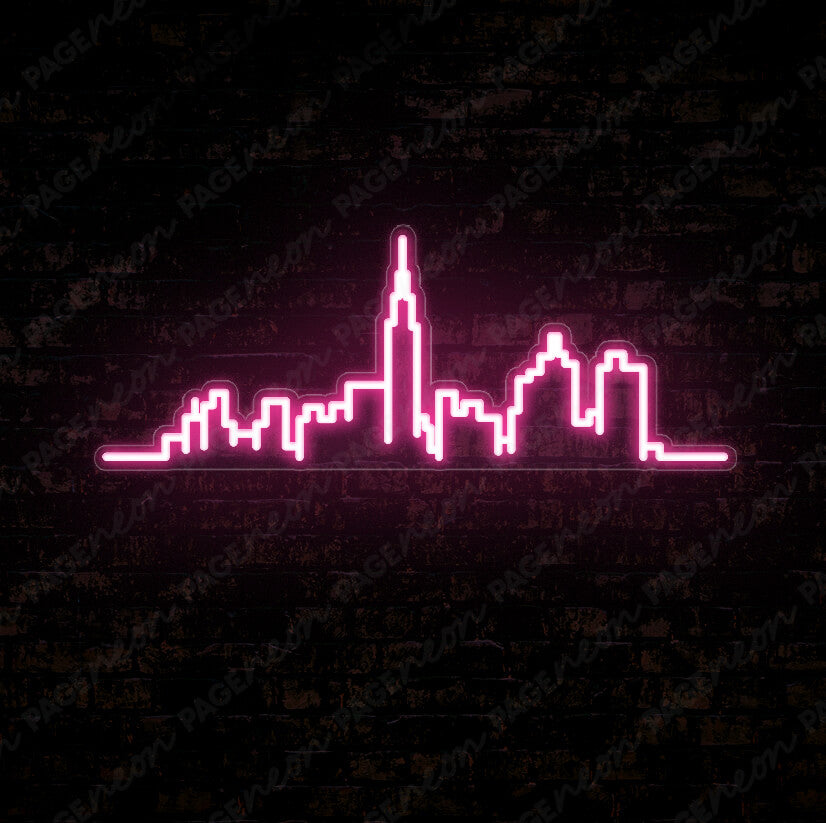 Skyline New York City Neon Sign NYC - PageNeon